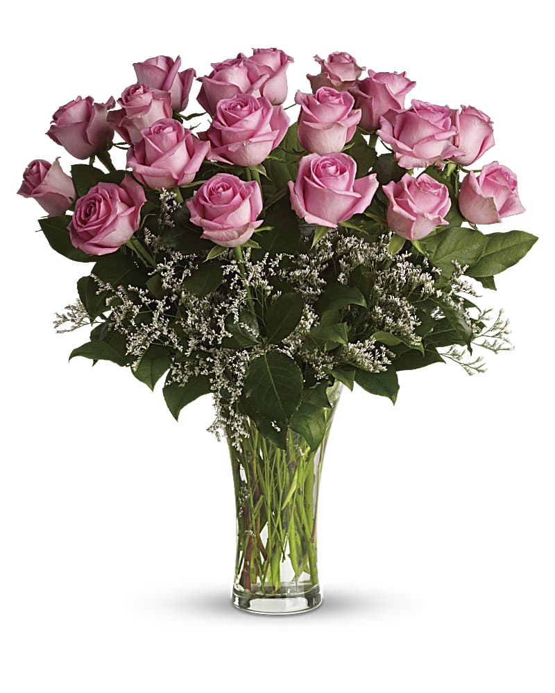 Make Me Blush - Long Stemmed Pink Roses Flower Delivery The Villages FL ...